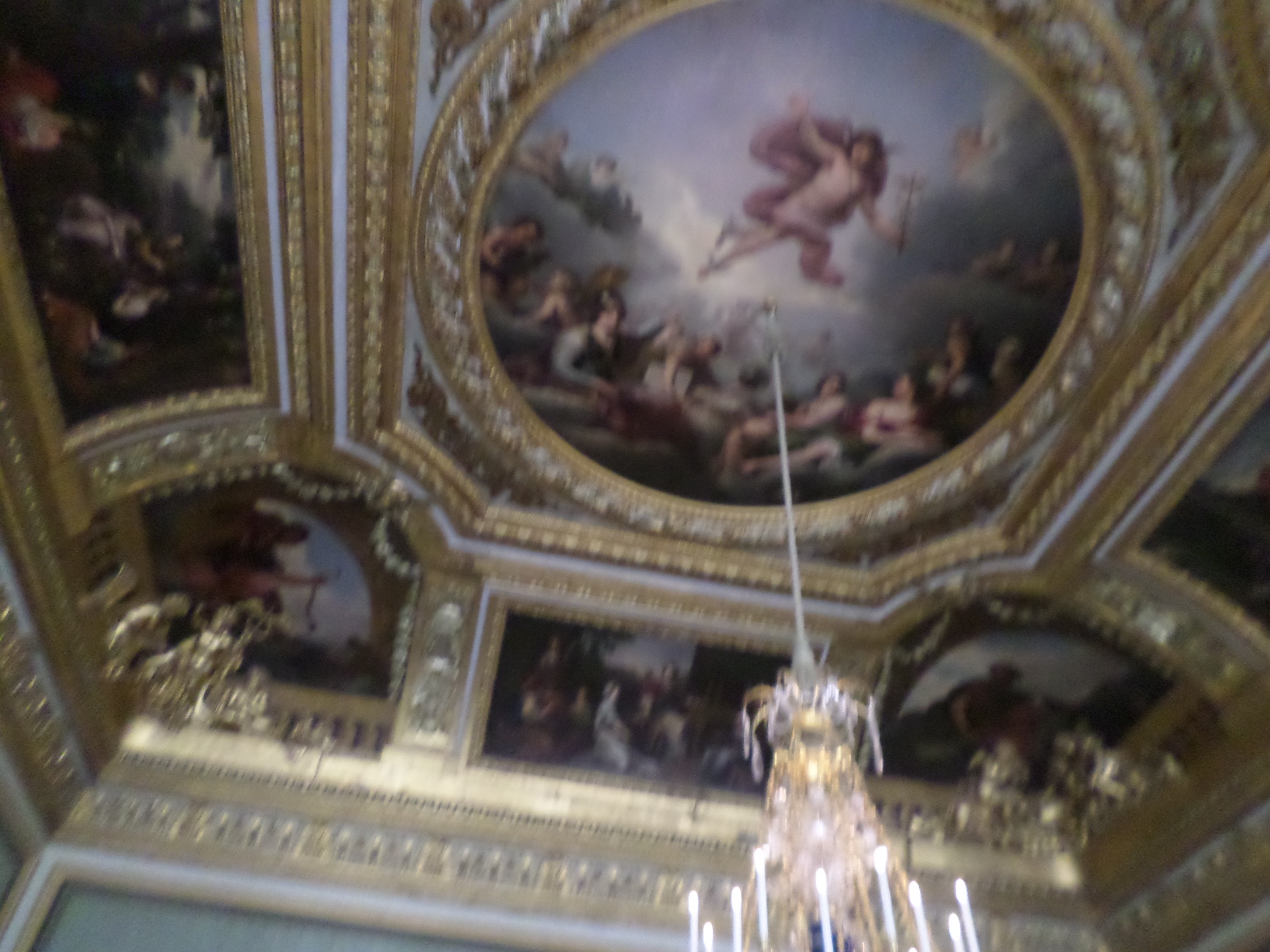 The Château de Versailles, ceilings !!! – Paris1972-Versailles2003