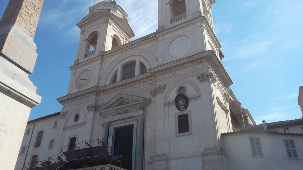 The Church of the Trinity of the Mounts of Rome ! – Paris1972 ...
