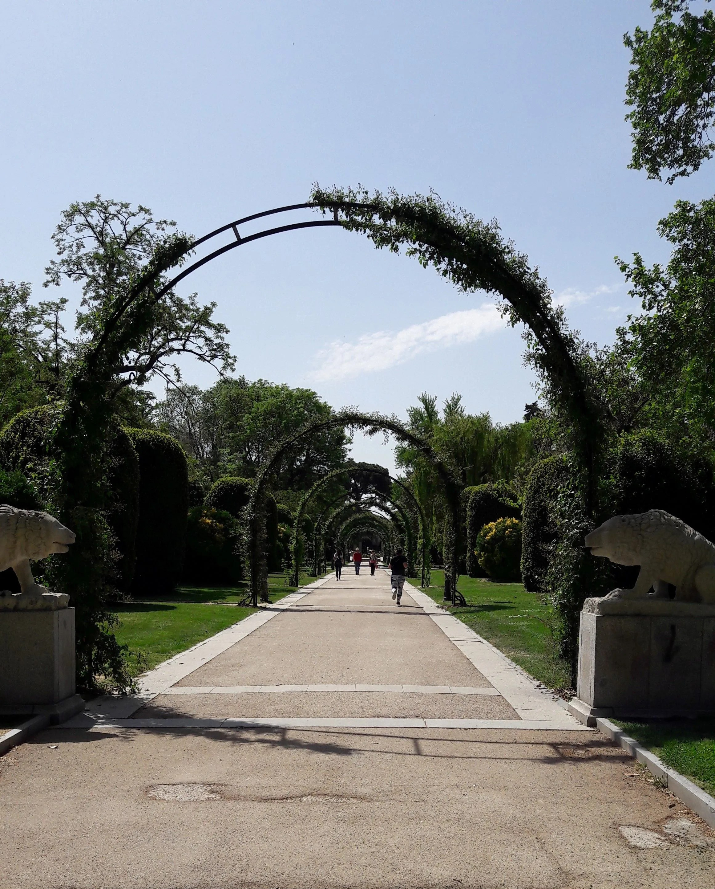 The Jardines de Cecilio Rodriguez of the Retiro park of Madrid ...