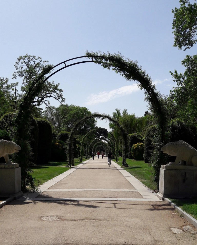 The Jardines de Cecilio Rodriguez of the Retiro park of Madrid ...