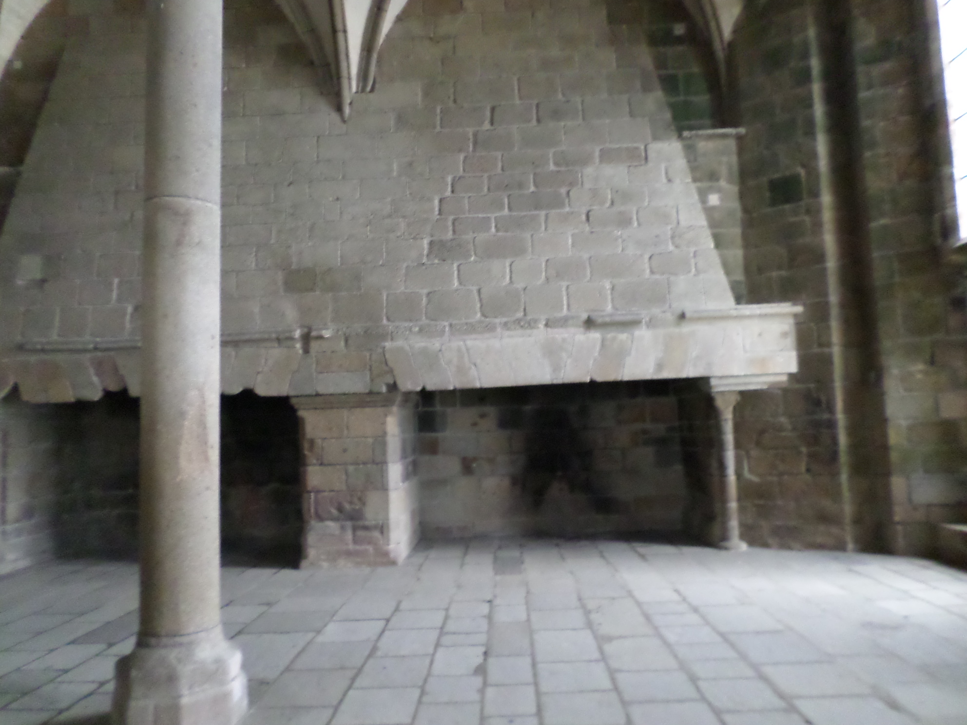 The Mont Saint Michel Abbey ,interiors !!! – Paris1972-Versailles2003